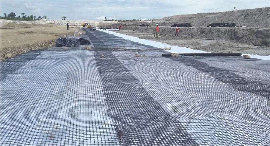 Supplier Geo textile Geo membrane Indonesia: Composite geogrids