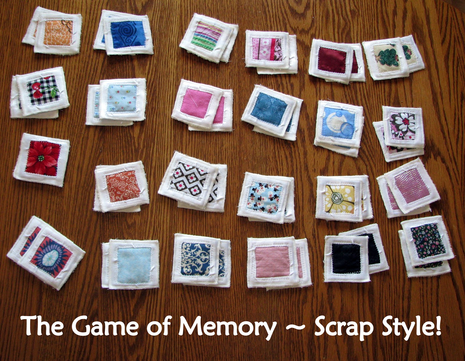Adventures of D and V: Adventures in Crafts: The Game of Memory ~ Scrap ...