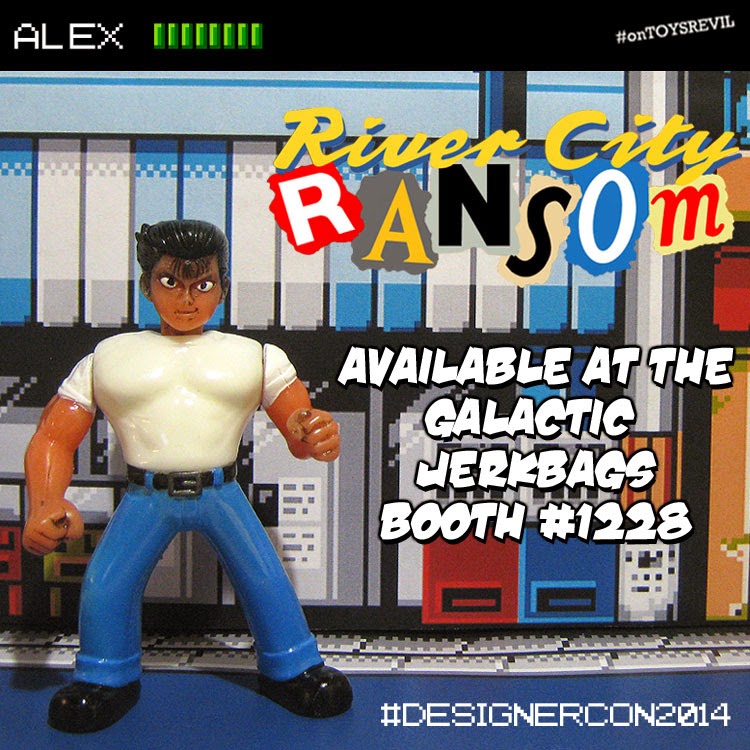 River City Ransom action figure by Scraped Resin for #DesignerCon