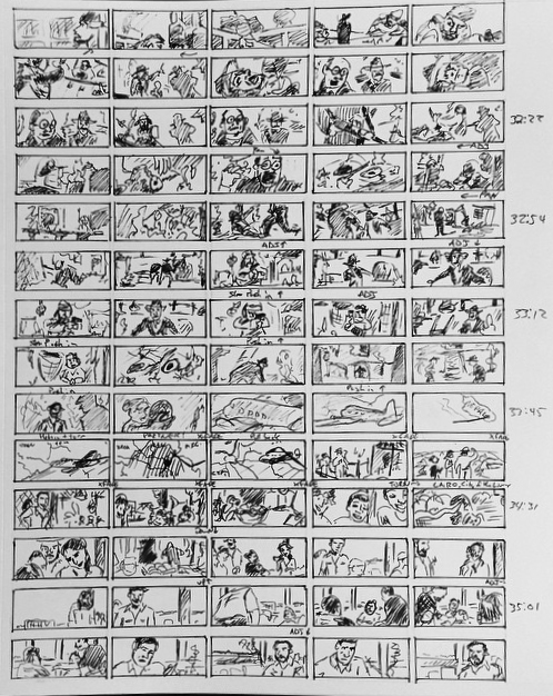 James P. Gibson Story Portfolio: "Raiders of the Lost Ark" film study