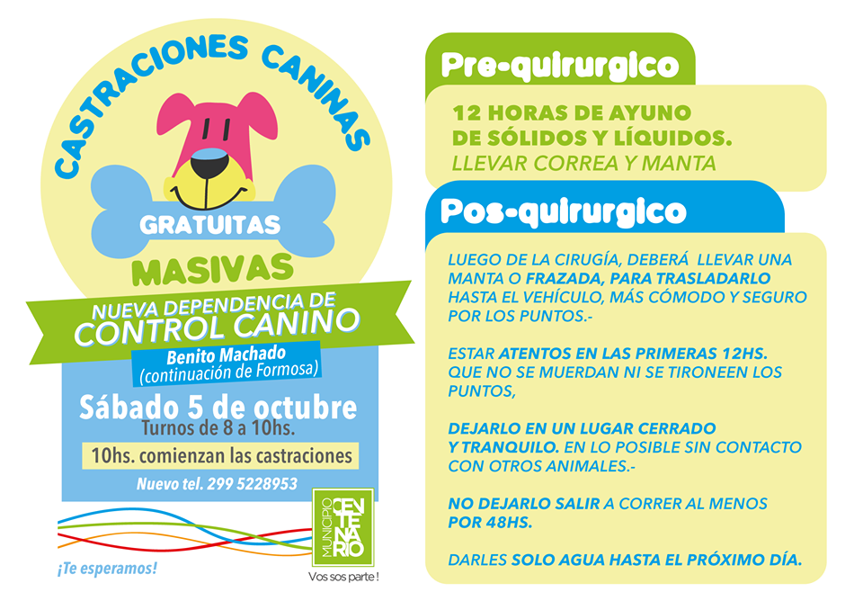 Radio Sayhueque 88.7: Castraciones gratuitas