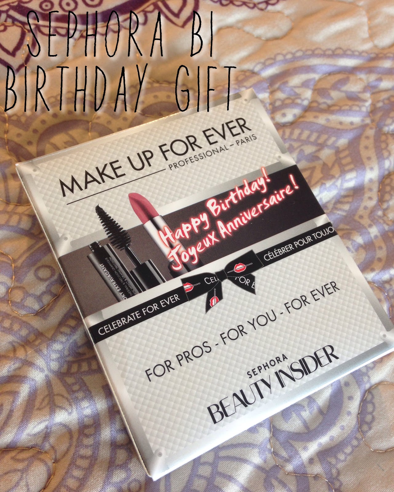 Beauty Wonderland: Sephora Beauty Insider Birthday Gift 2014