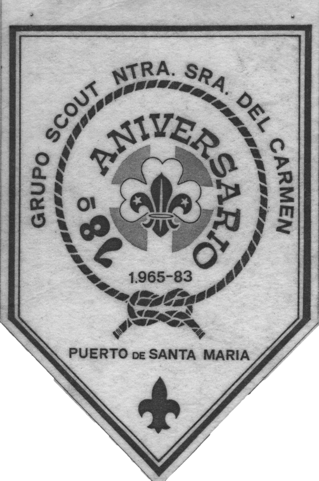Mis vivencias scouts: Banderines realizados con motivo del 18 ...