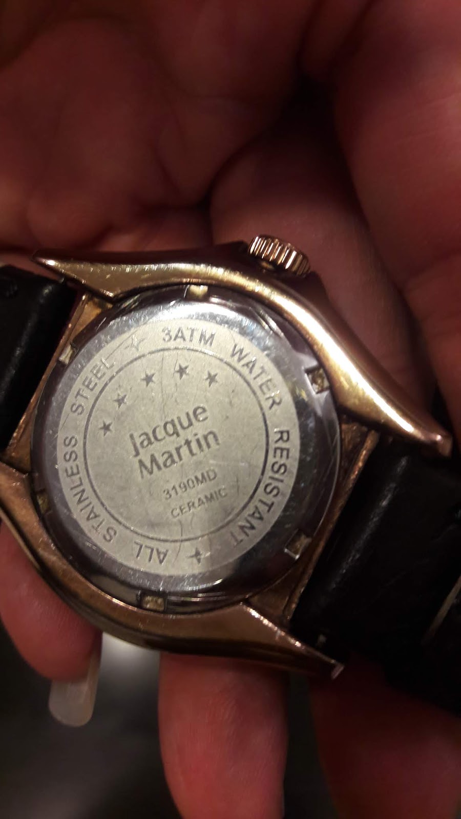 BAKUL JAM: SOLD : JACQUE MARTIN DIVER CERAMIC ROSE GOLD