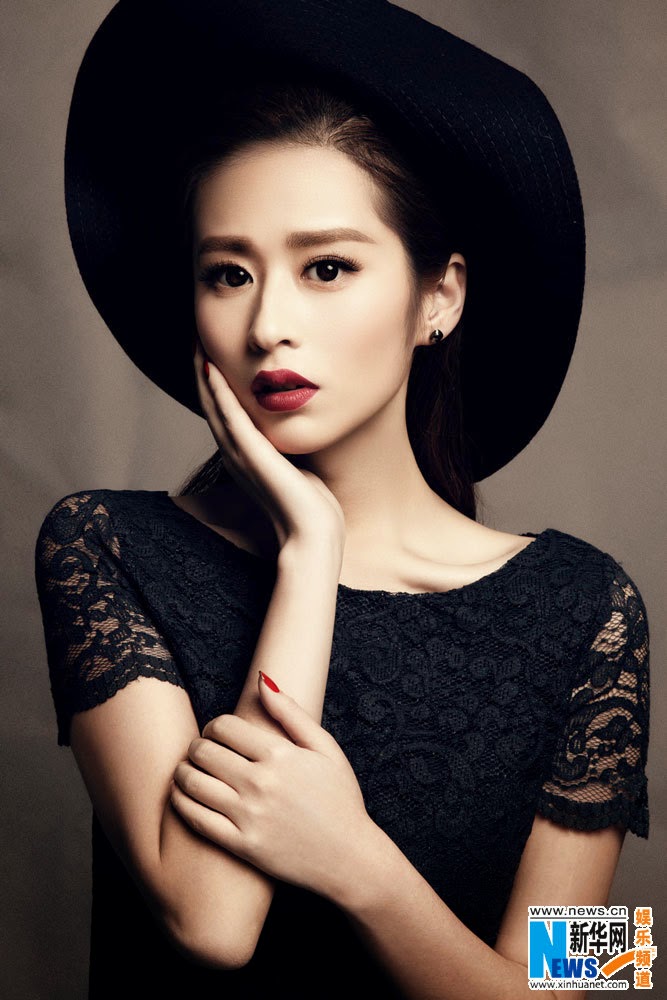 China Entertainment News: Chinese actress Ying Er poses for fashion shoot