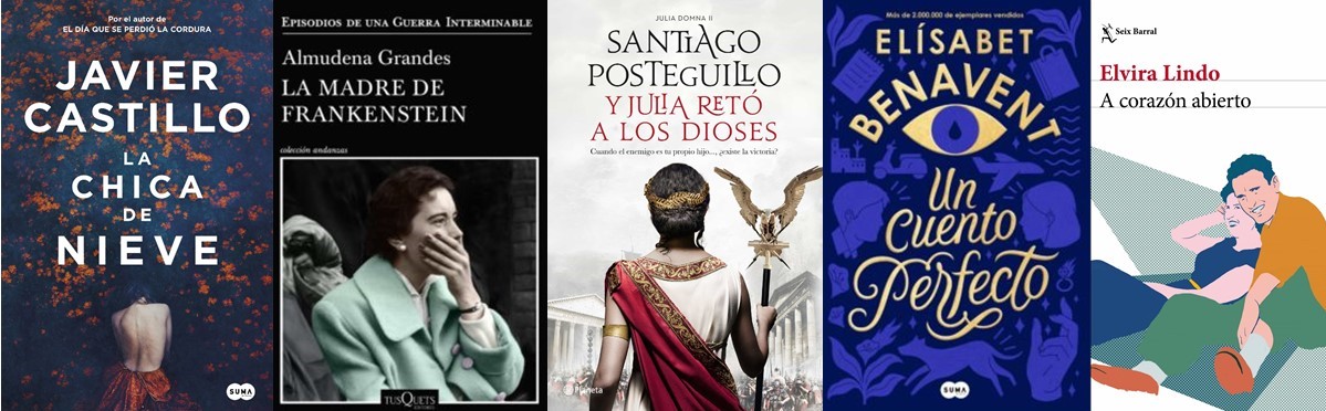 El Búho entre libros: LIBROS DE FICCIÓN MÁS VENDIDOS (1 JUNIO 2020)