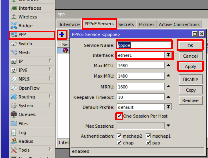 Cara Konfigurasi PPPoE Server Dan PPPoE Client ~ RIFKI FIRDAUS