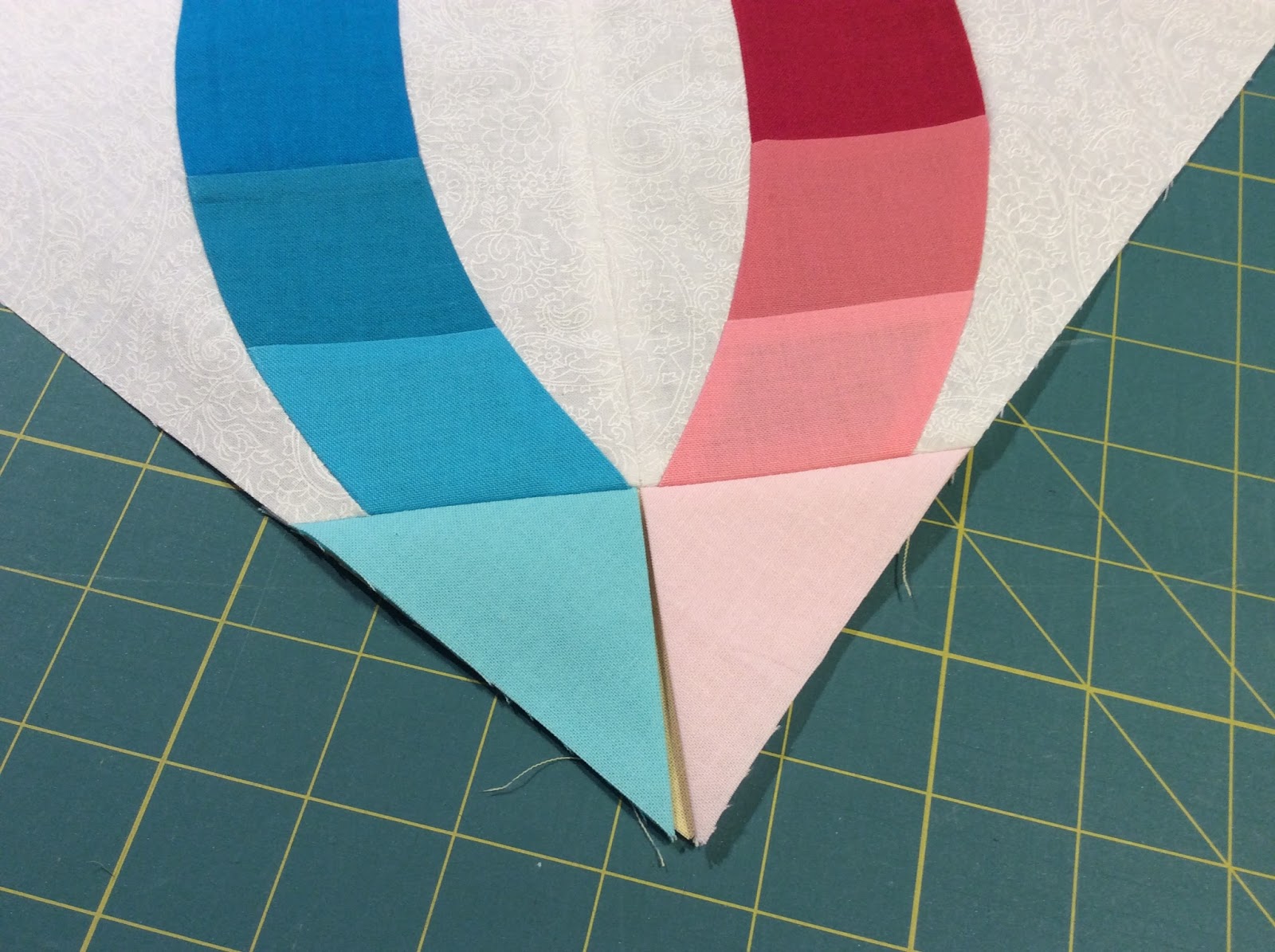 AlliKat Quilts: Modern Double Wedding Rings (Metro Rings) Test Block(s)