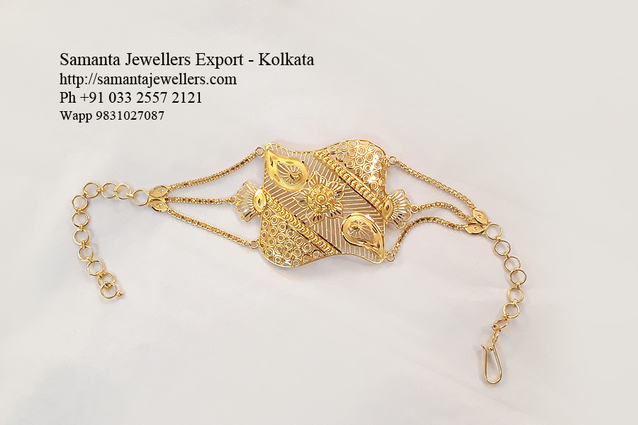 Latest Gold Bracelet Armlet Mantasha Designs