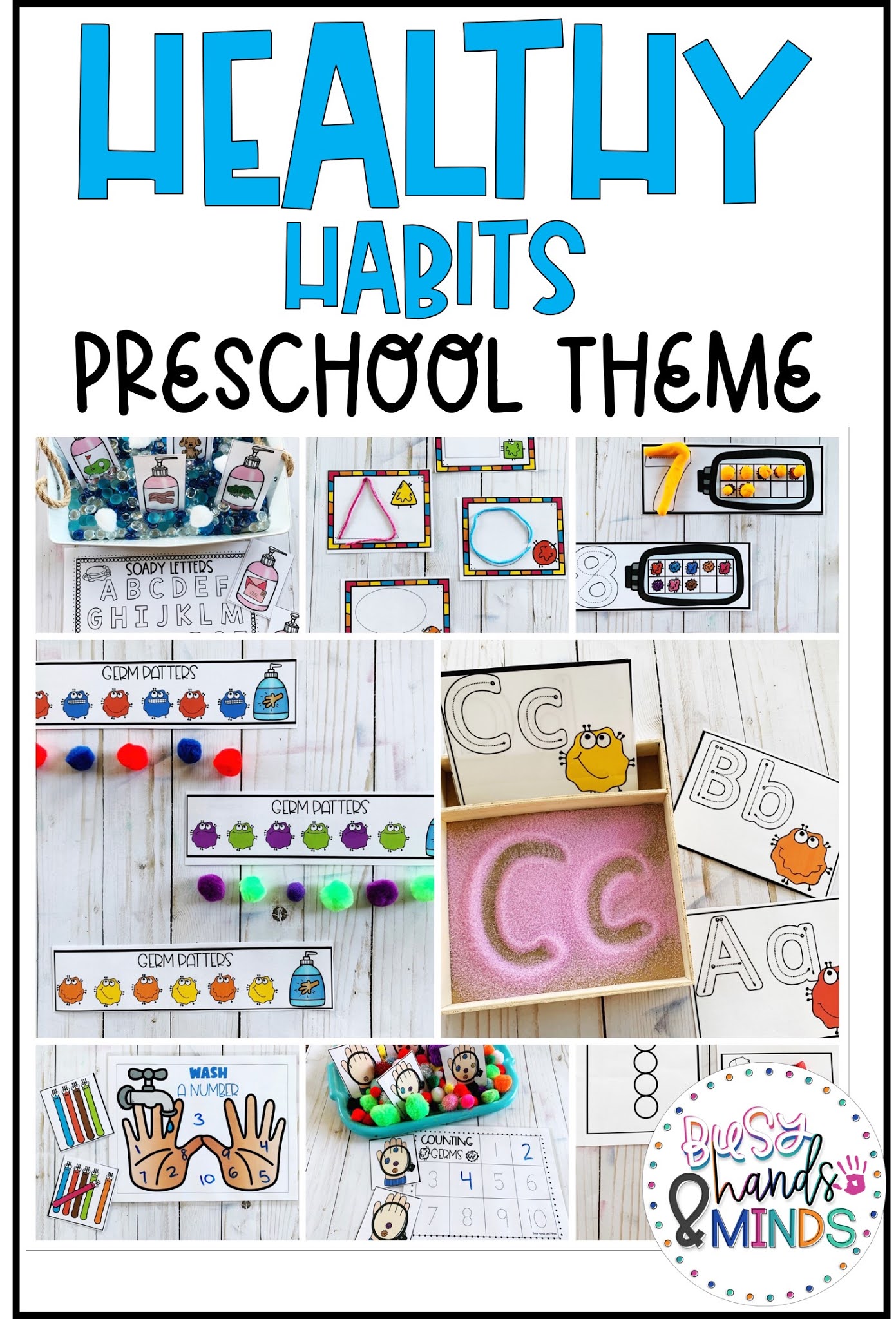 Healthy Habits Preschool Theme | Busy Hands and Minds