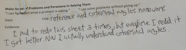 Drawing On Math: Update: Math Practice Standard Portfolios