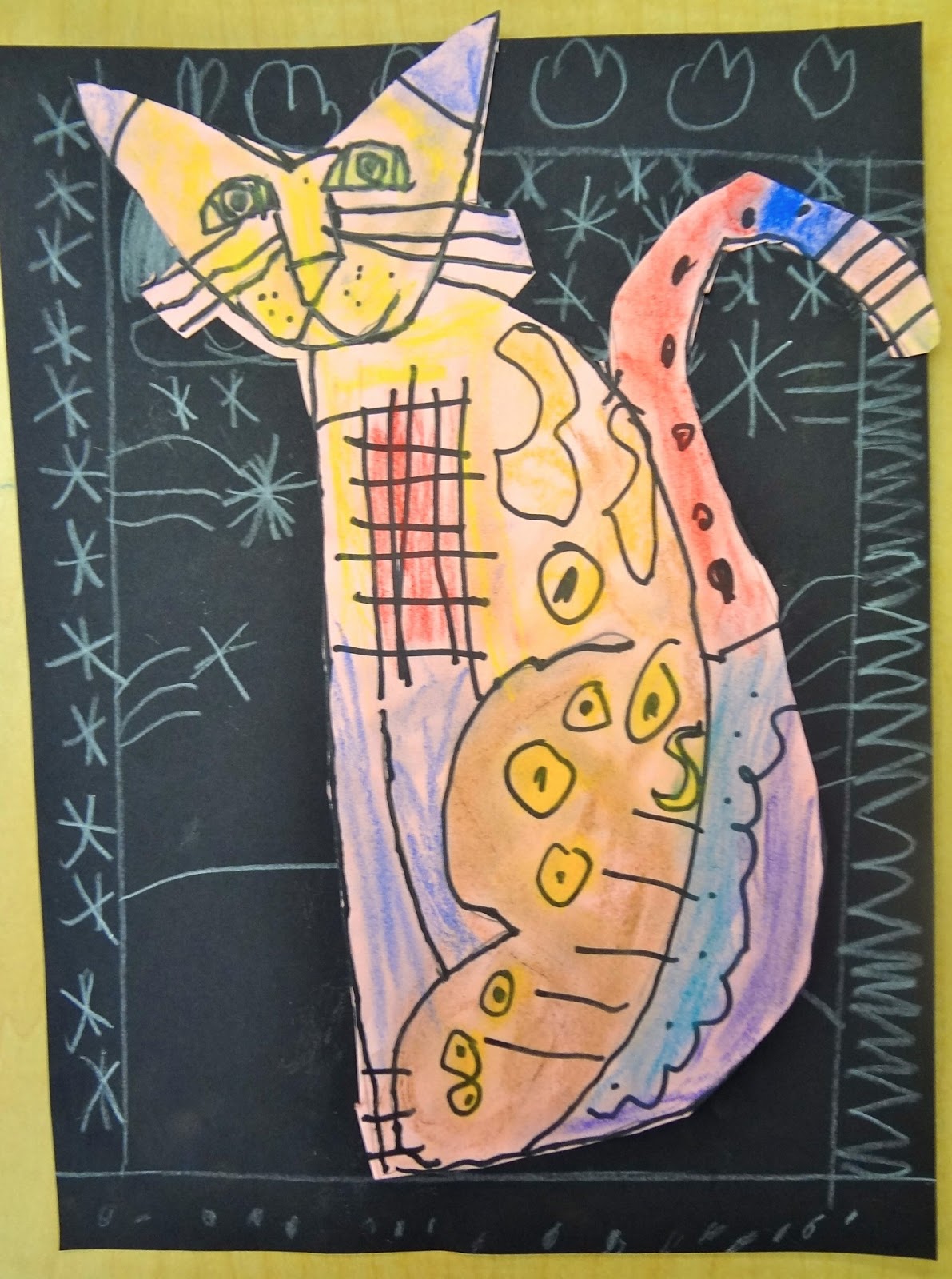 The Talking Walls: Laurel Burch Inspired Cats - 1st Grade
