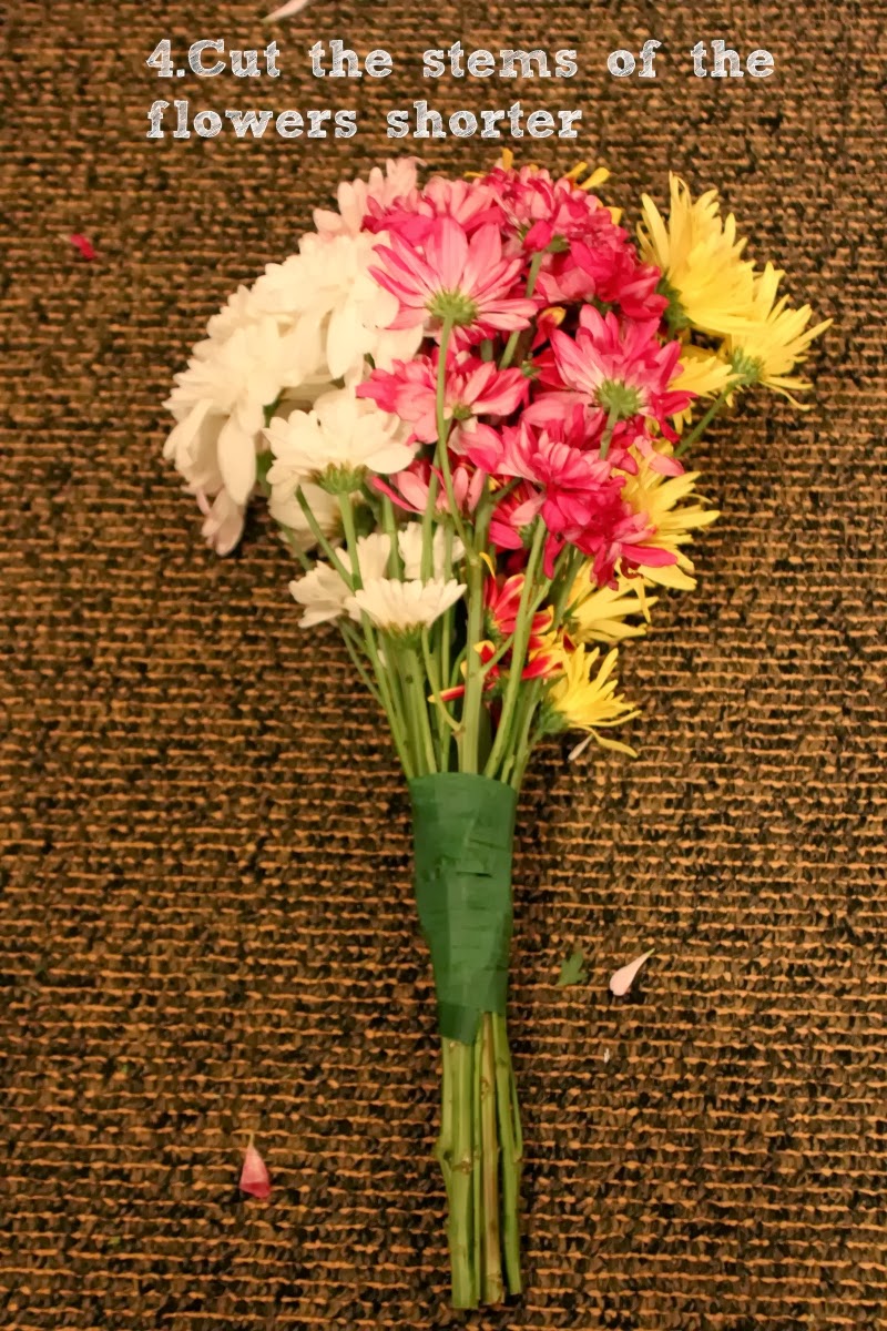 SWEET SCENT: DIY : Easy Flower Hand Bouquet