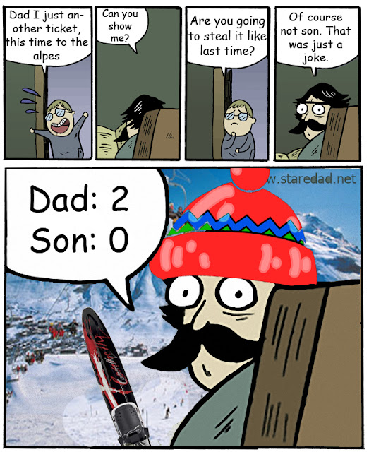 Stare Dad Comics: Stare Dad you a f-cking dick.
