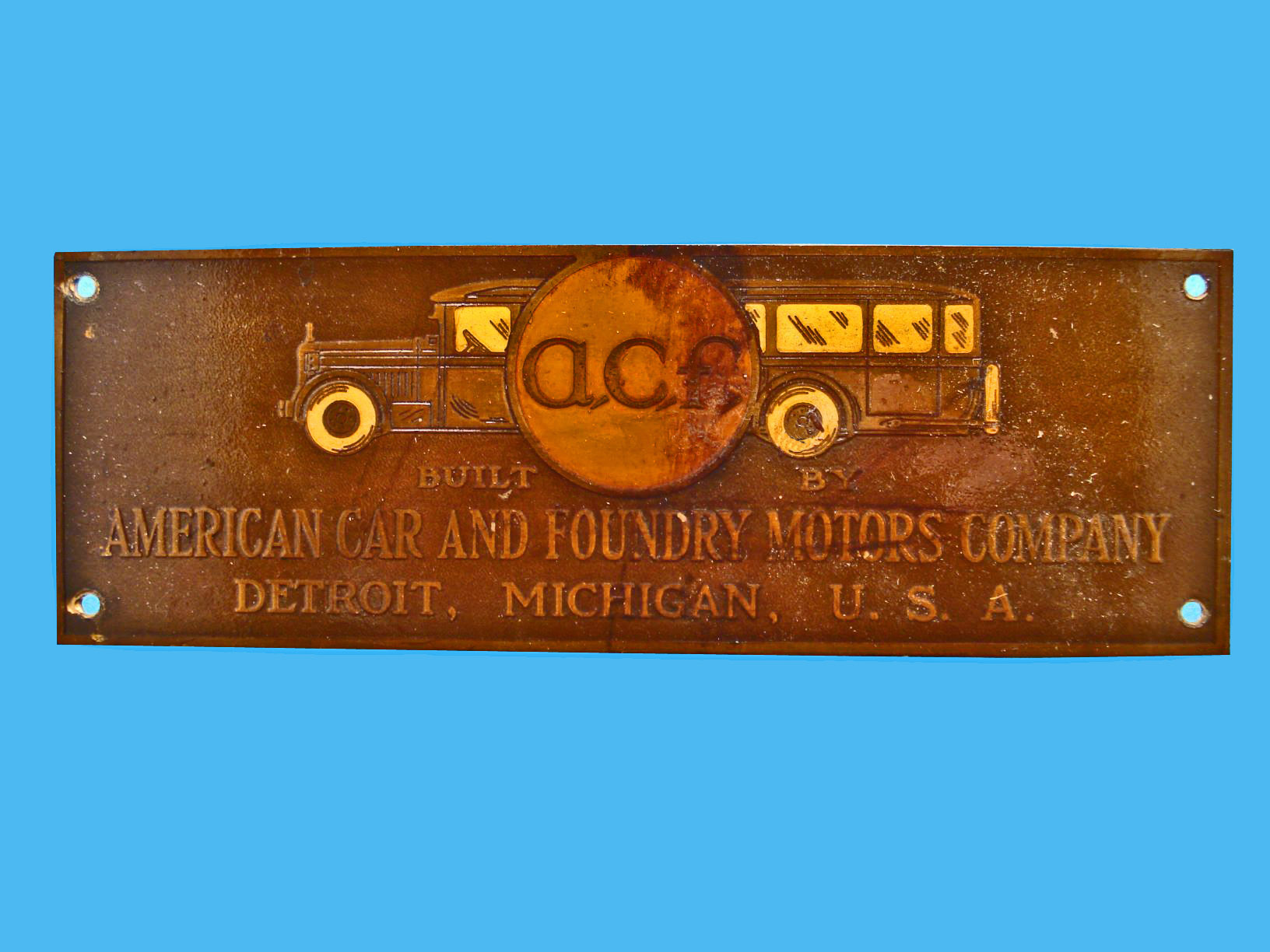 American Auto Emblems: ACF, ACF-BRILL, BRILL