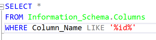 TI TecH: Procurando colunas pelo nome - Sql Server