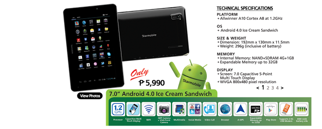 Starmobile Engage tablet (Price and Key Features) - Gadget Manila