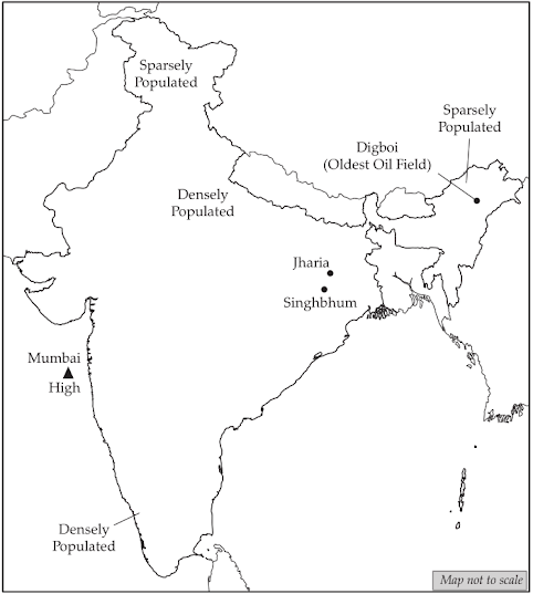 Revision Notes for Map of India Class 10 Geography ICSE
