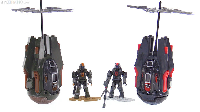 New 2017 Mega Construx Halo ODST Drop Pods reviewed