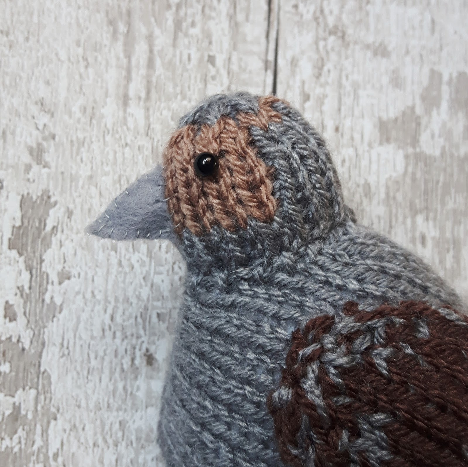 Knit for Victory: Meet Noel the Partridge