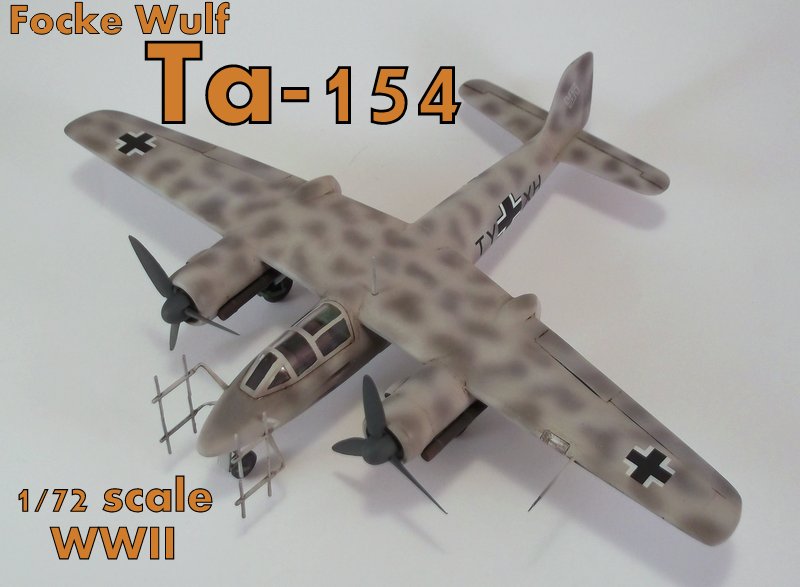 Gulumik Military Models: Focke Wulf Ta-154 1/72 PM Model - Gallery