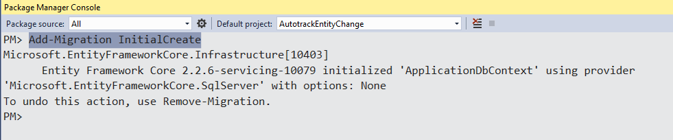iShare: Using EntityFramework in a .Net Core Project