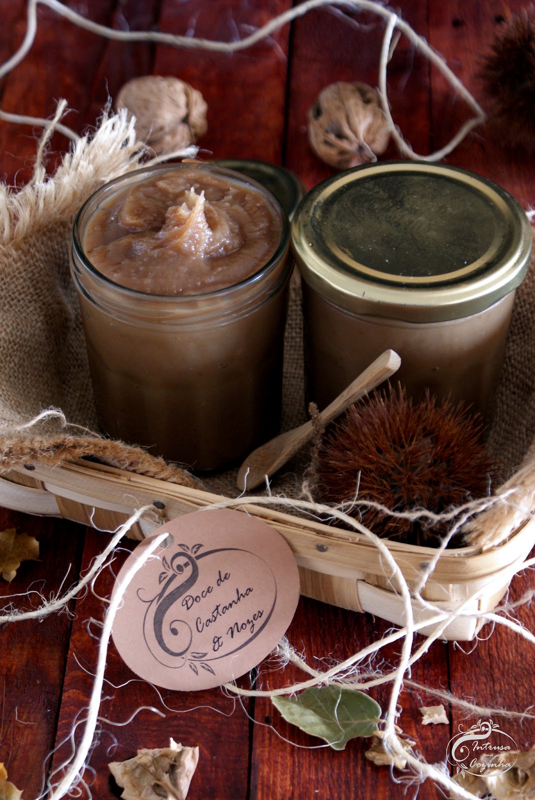 Doce de Castanha & Nozes {Sweet Chestnut-Walnut Puree} | Intrusa na Cozinha