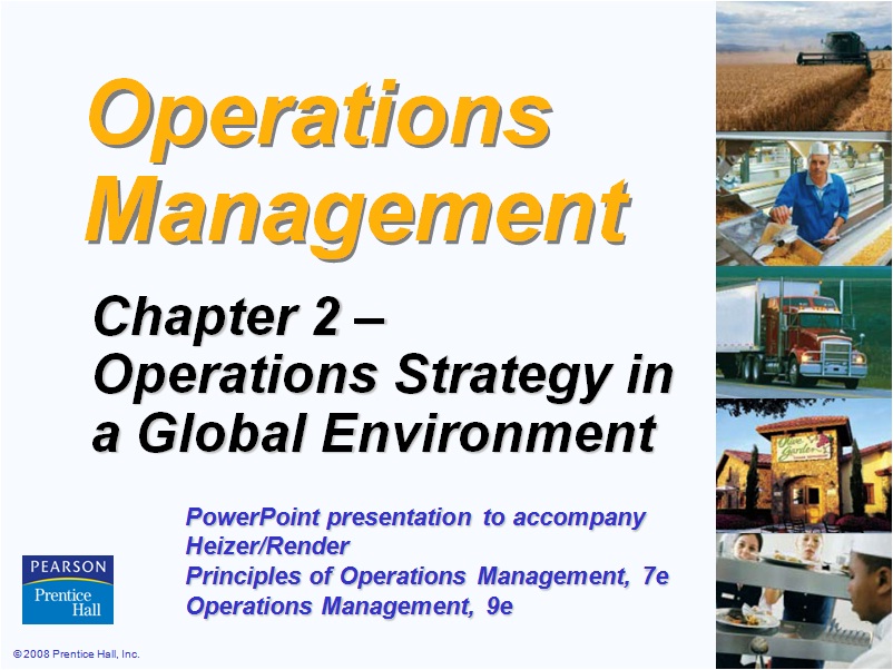 Management Science 99 (MGT99): Operations Strategy in a Global ...