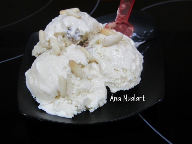 La cocinera de Bétulo: HELADO DE RON CON PASAS