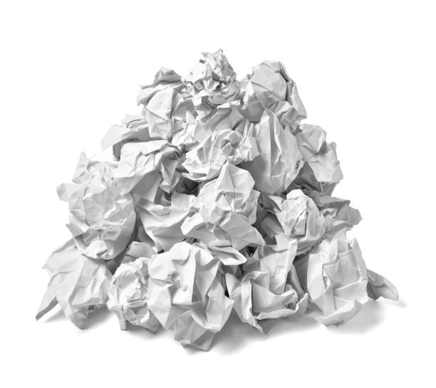 Crumpled Paper Ball Pile 2018 - Birthday Letter