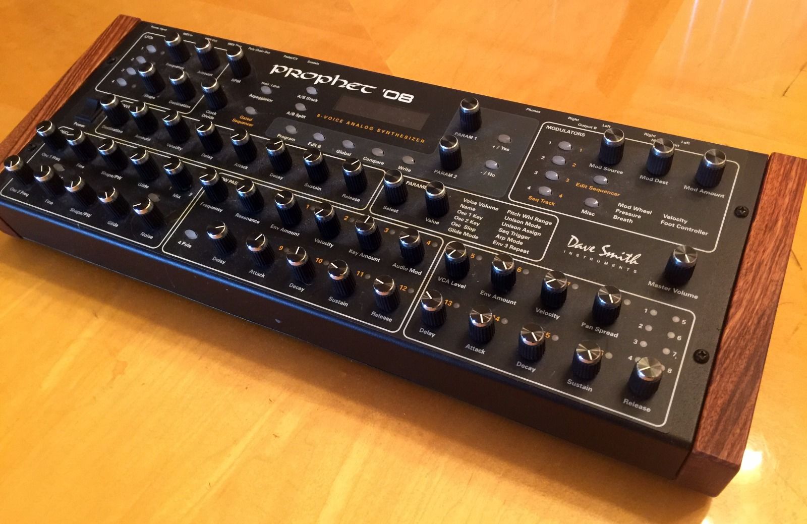 MATRIXSYNTH: Dave Smith Instruments Prophet '08 SN 1255