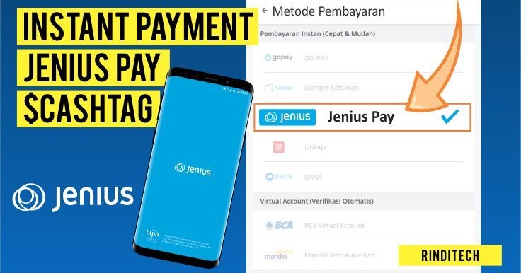 Cara Bayar Menggunakan $ Cashtag Jenius Pay - Rindi Tech