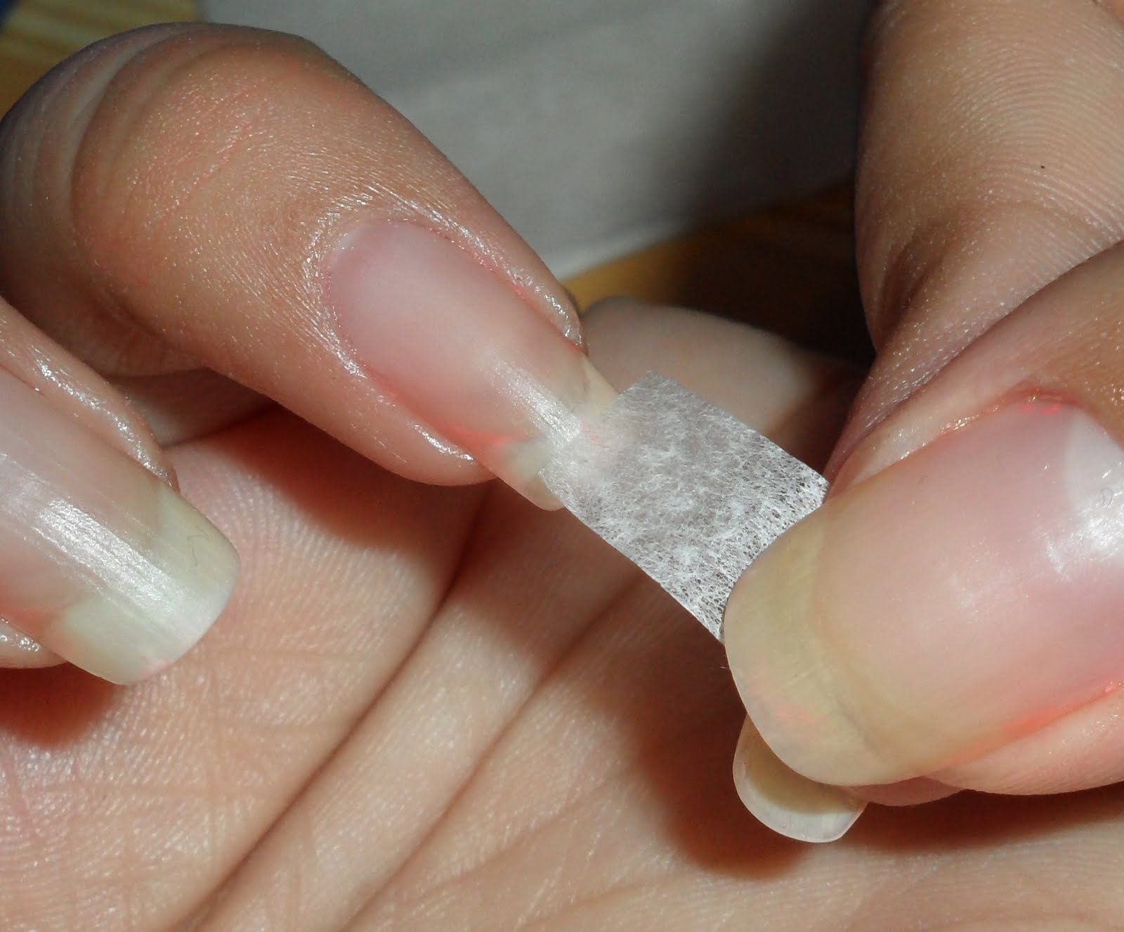 CurvesColourSparkle: How To Fix A Broken/Split Nail ... Tea Bag Style :)