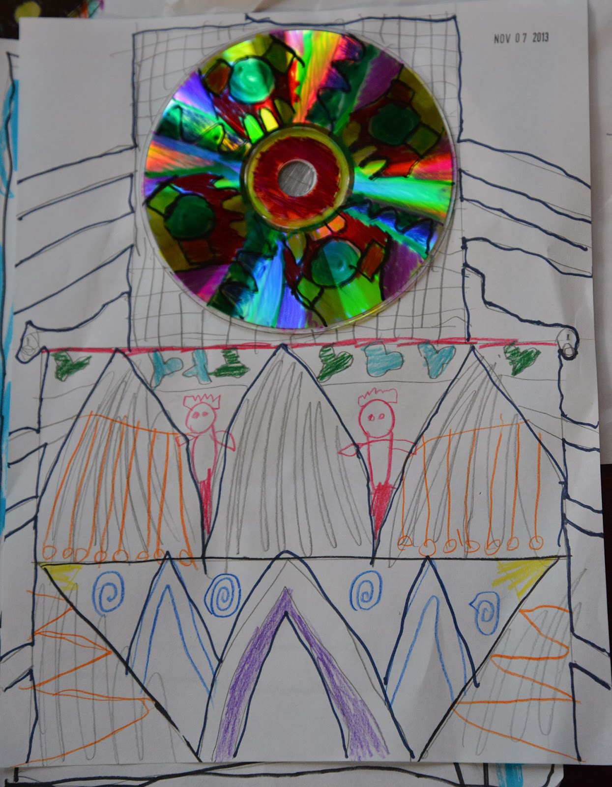 A school of fish: Gothic Architecture, Cathedrals, and Rose Window craft
