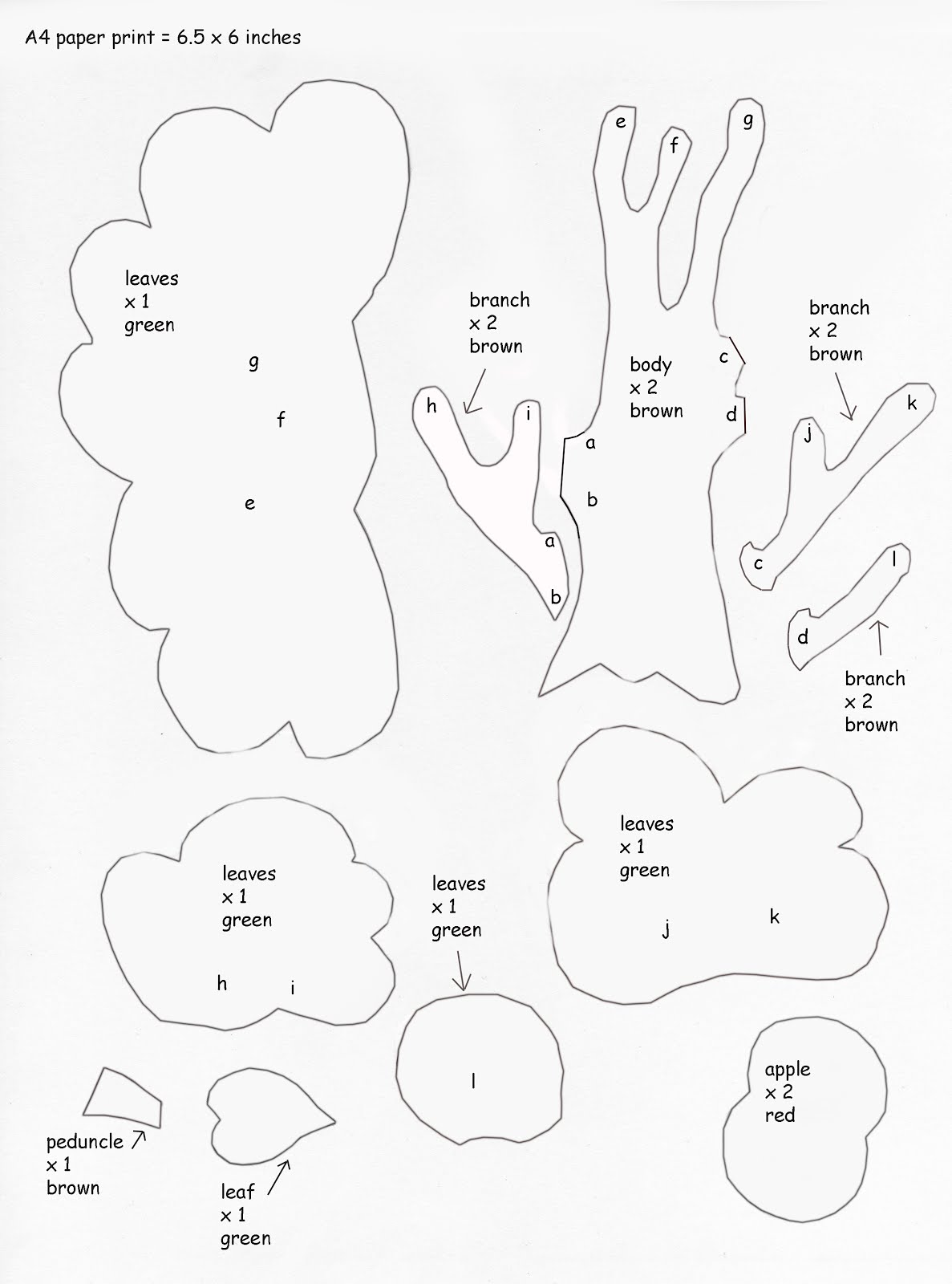 " Felt Tree" 2 Free patterns + 12 inspiration ideas + sewing hack