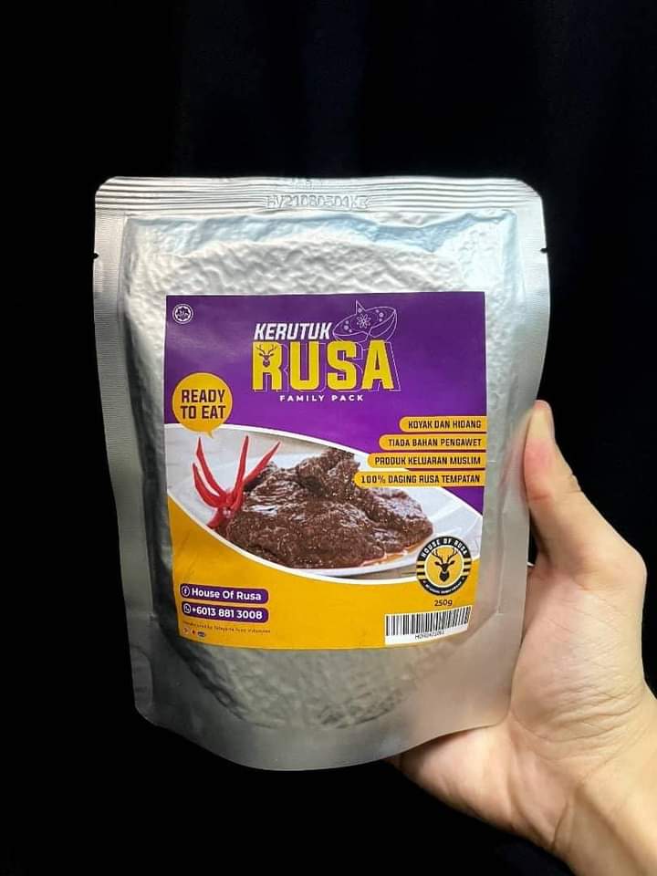 Rendang Tok Rusa & Kerutuk Rusa ~ Product Ready To Eat Keluaran House ...