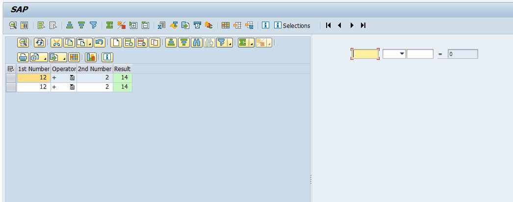 SAP ABAP Notes: ALV With Calculator Functionality