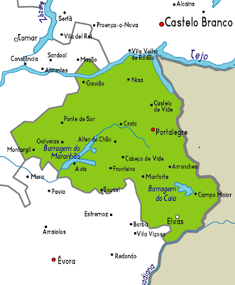 Portalegre Mapa da Cidade | Mapa Regional da Região de Portugal Brasil