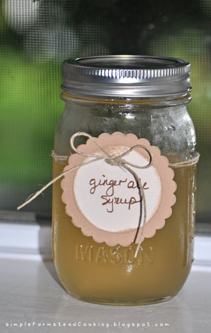 Recipe - Homemade Ginger Ale Soda Syrup | Life At Cobble Hill Farm
