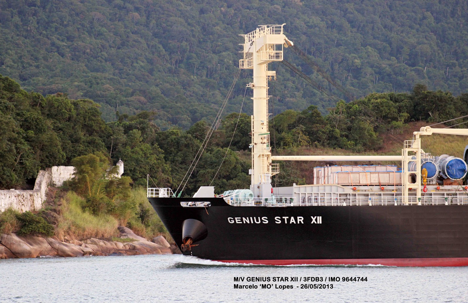 Santos Shiplovers: M/V Genius Star XII / 3FDB3 - Viagem inaugural em Santos