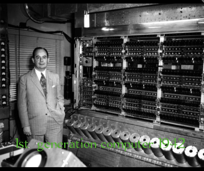 First generation of computer (1942 - 1956).