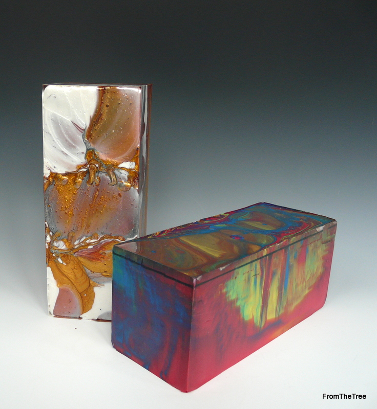 FromTheTree Woodturning by George Watkins: New resin boxes