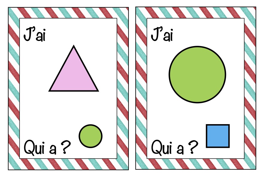 Les petits jeux de July: Jeux autour des formes géométriques