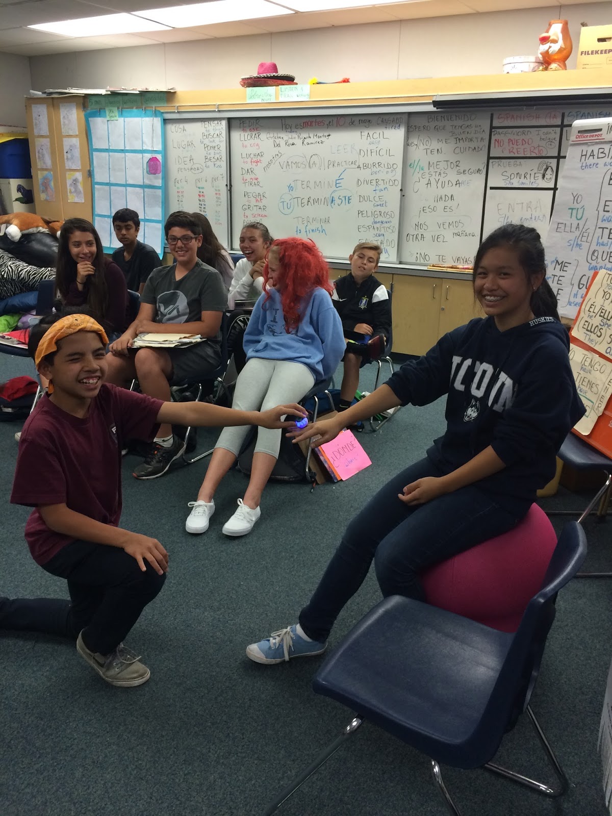 Ignite Language: The Deskless Classroom: Pictures and Reflections after ...