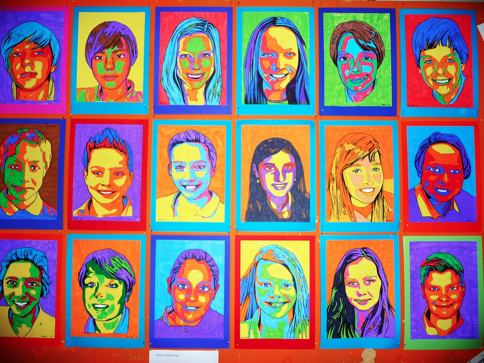 Creatief talent @ SASK!: Pop ART zelfportret