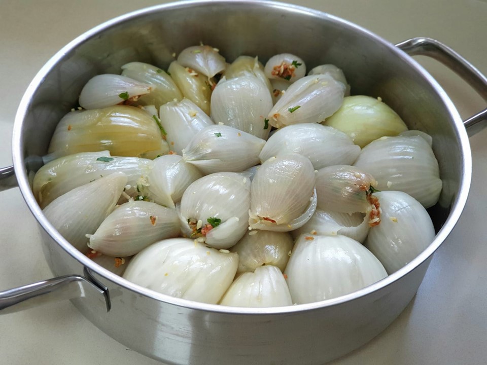 בצל ממולא - אפייה ביתית סיגל ברמר