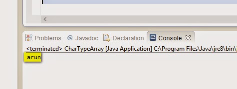 Selenium-By-Arun: 175. 'char' data type arrays