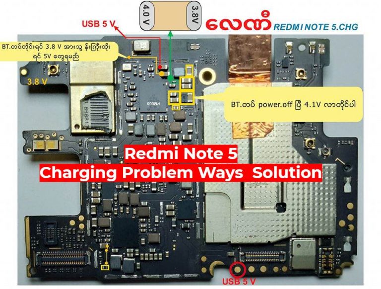 Xiaomi Redmi Note 5 Charging Ways