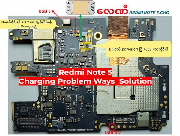 Xiaomi Redmi Note 5 Charging Ways - iFixitvn.com