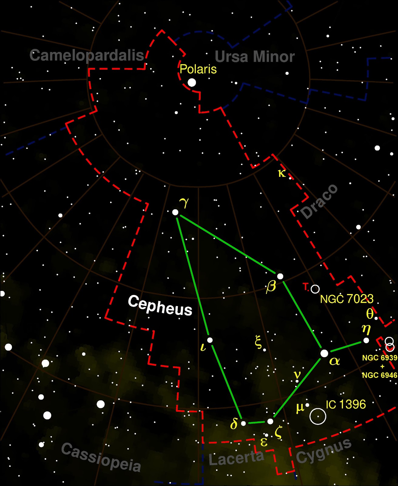 Astronomia: Cepheus ( Cefeu )